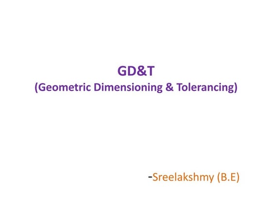 Gdt symbols reference | PDF