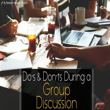 Group Discussion Tips (Do's & Don'ts) Everyone Should Know | PDF