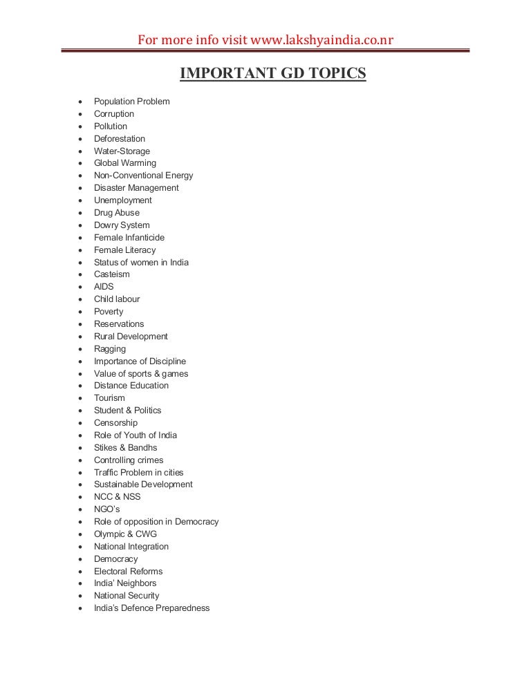 Gd Topics gd-topics