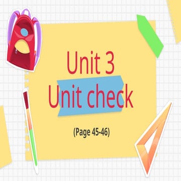 Gold Experience - A2 - Unit 3 _ Review.pptx