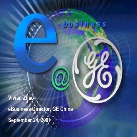 GE E commerce | PPT