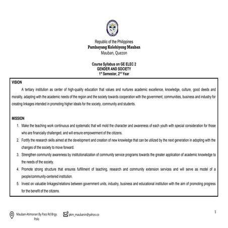 GE-ELEC 2 GENDER AND SOCIETY...........................docx