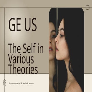 Understanding the self, lesson 1, part 1 | PPTX