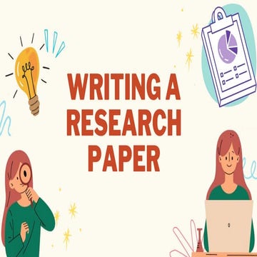 Parts of a Research Paper | PPTX