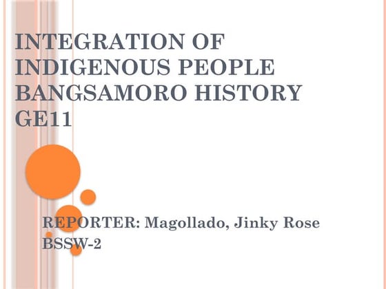 the banwaon tribe | PPT