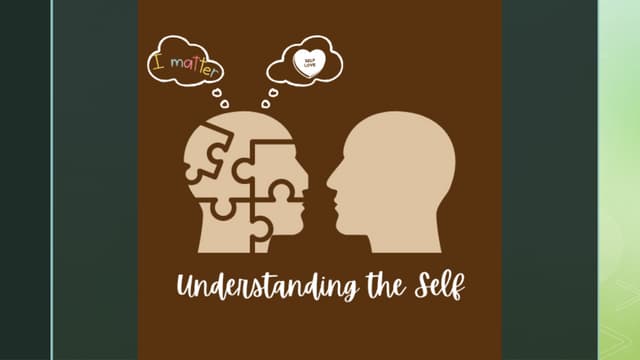 the self from various perspective the self from various perspective the self from various ...