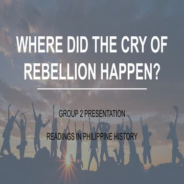 First cry of the revolution.pptx