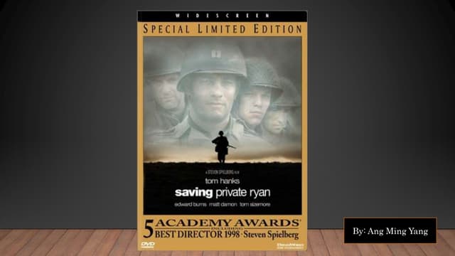 Saving private ryan Synthesis, A power point presentation summarizing the master piece | PDF