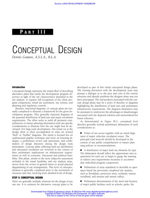 Conceptual drawings in architecture and landscape | PPT