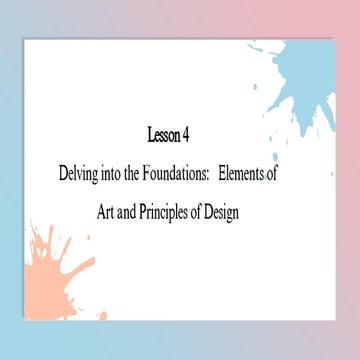 Foundation of arts, principle of designs | PDF
