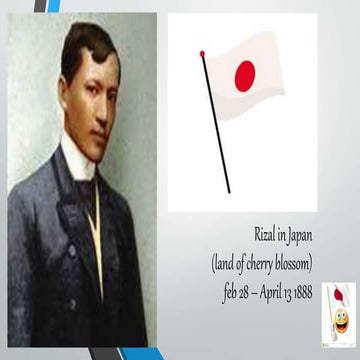 Rizal Romantic interlude in japan 1888 | PPTX