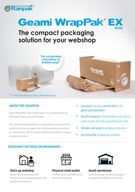 Geami WrapPak Manual Edge brochure | PPT