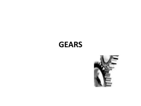 Drafting methods for gears | PDF