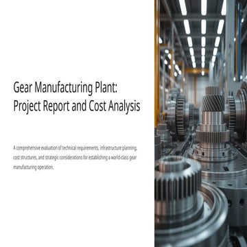 Gear-Manufacturing-Plant-Project-Report-and-Cost-Analysis.pptx
