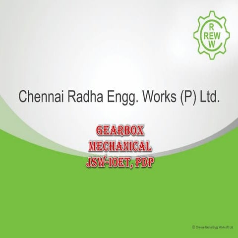 GEARBOX details and all gears parts .ppt