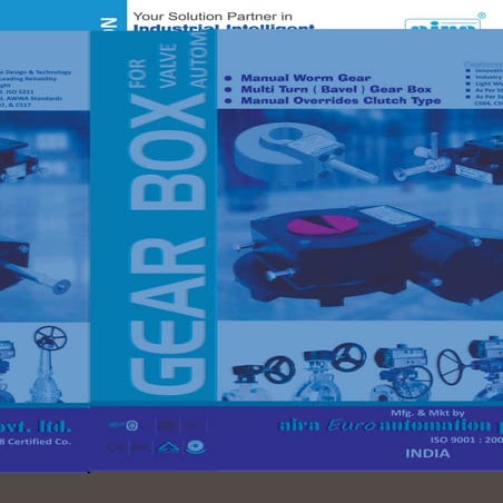 Gear box & Manual Override Catalog | PDF