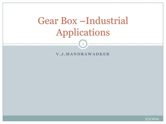 GearBox Group 4k - Design Presentation | PPT