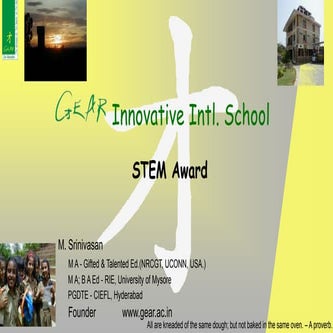 Gear innovative international school | PPT