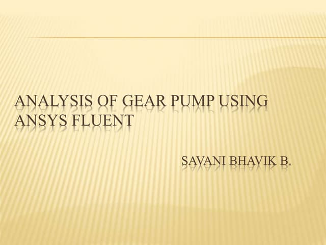 Computational Fluid Dynamics (CFD) | PPTX
