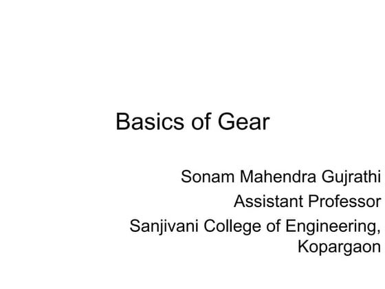 1.6 interference in gears | PPT