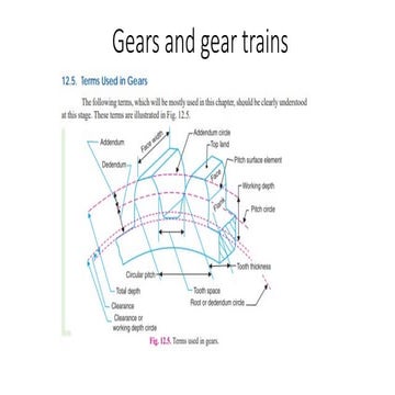 Gear and Gear Trains practice problems.. | PPTX