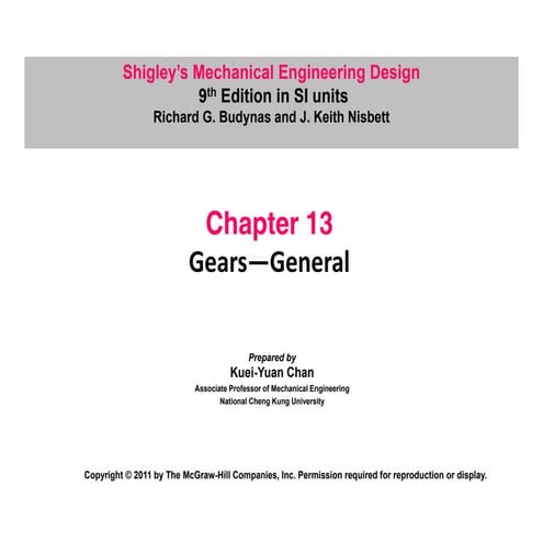 Gears & its Terminology | PPTX