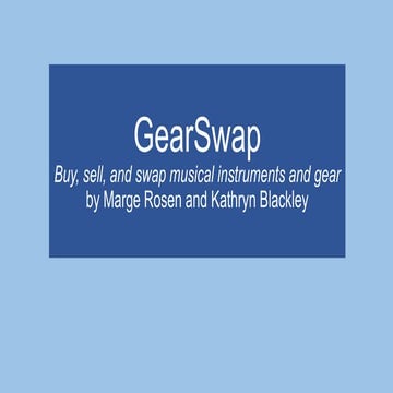 GearSwap gold presentation | PPTX