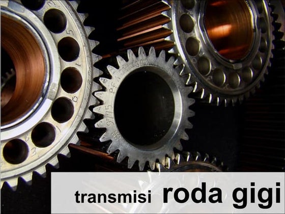 Roda gigi dan Proses Perancangan | PDF