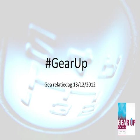 Gear up | PPT