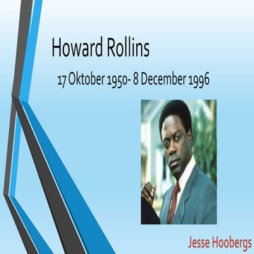 Howard Rollins | PPT