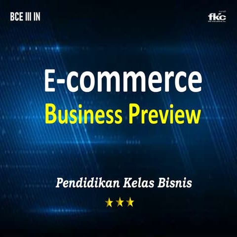 Presentasi Bisnis E Commerce FKC syariah Internatinal | PPT