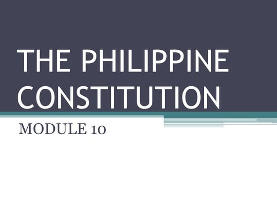 history of 1935 philippine constitution.pptx | Politics