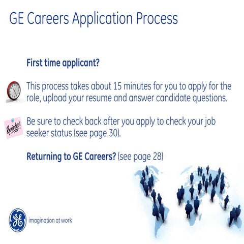 GE Careers - How to Apply | PDF
