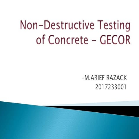 Gecor-NDT | PPTX