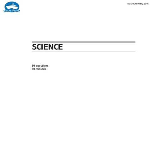 Ged Science Test | PDF