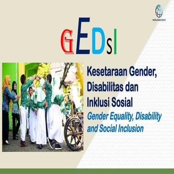Gedsi (Gender Equality, Disability, and Social Inclusion) .pptx