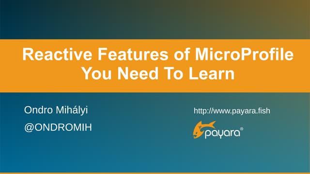 Reactive Features Of Microprofile You Need To Learn Pdf 3052
