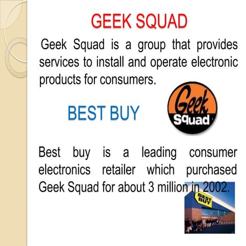 Geek squad (completed) | PPTX