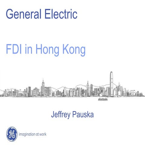 GE FDI Proposal | PPT