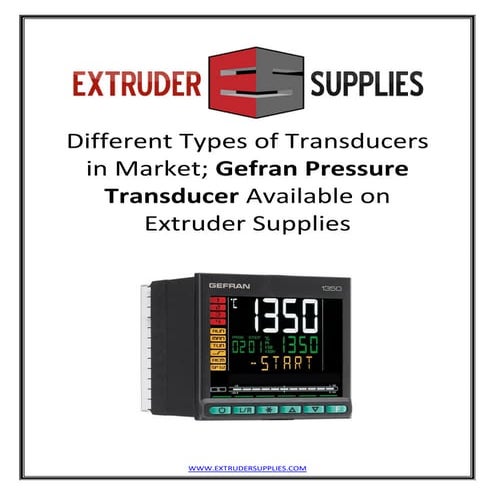 Different Types of Transducers in Market; Gefran Pressure Transducer ...