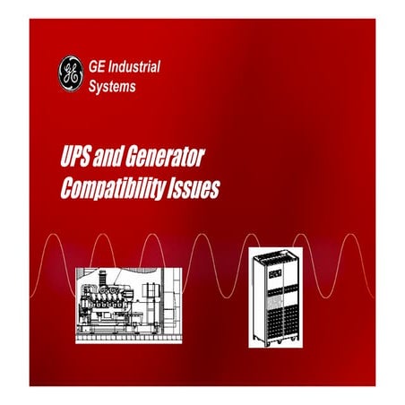 Ge generator and ups problems | PPT