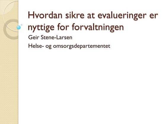 Flyttemotiver og bostedsvalg 041213: Vigdis Nygaards presentasjon | PPT