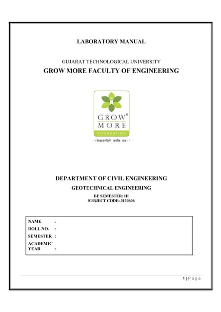 Ex 3 specific gravity by pycnometer | PDF
