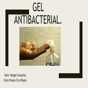 gel antibacterial .pptx