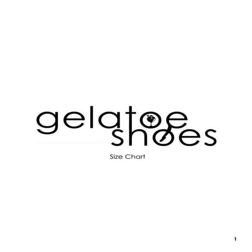 Gelatoe Size Chart | PPT