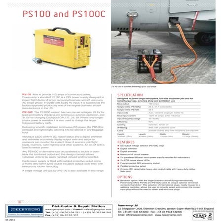 POWERVAMP LTD. > PS100 AND PS100C | PDF