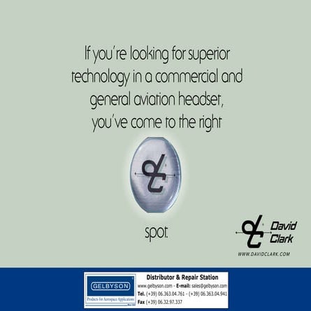 DAVID CLARK COMPANY INC. > DC PRO & DC_PRO-X | PPT