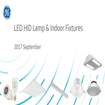 GE LED Fundamental fixtures 2017 Sept | PDF