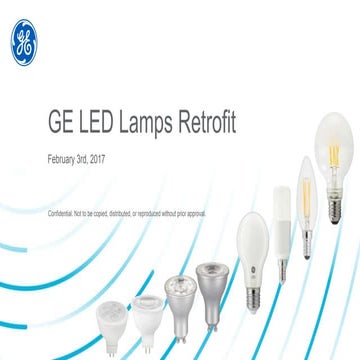 GE LED Lamps - Portfolio presentation | PPTX