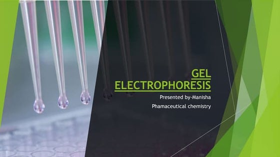 Electrophoresis | PPT